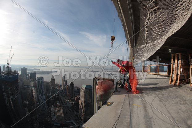 1WTC Curtain Wall Installation December 2011 – Joe Woolhead Photography